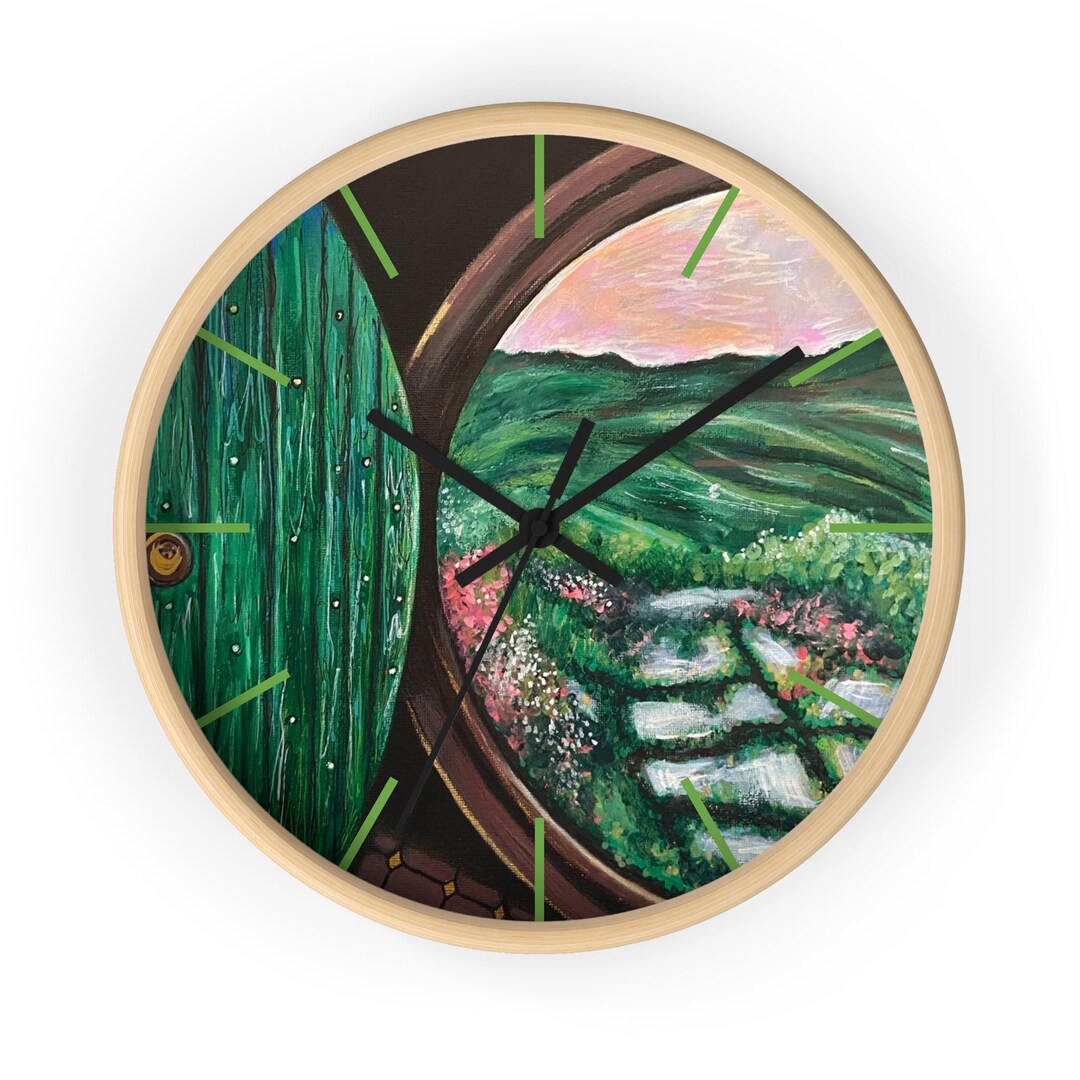 Hobbit Hole Wall Clock - Etsy