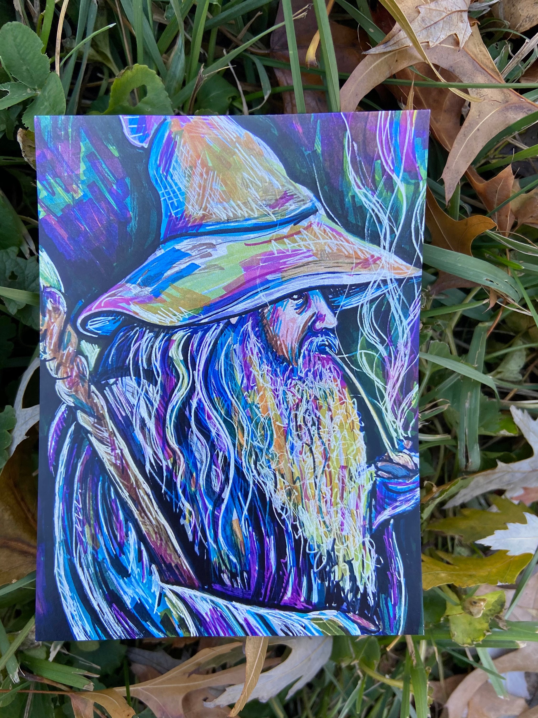 Wizard Art Print or Sticker | Etsy