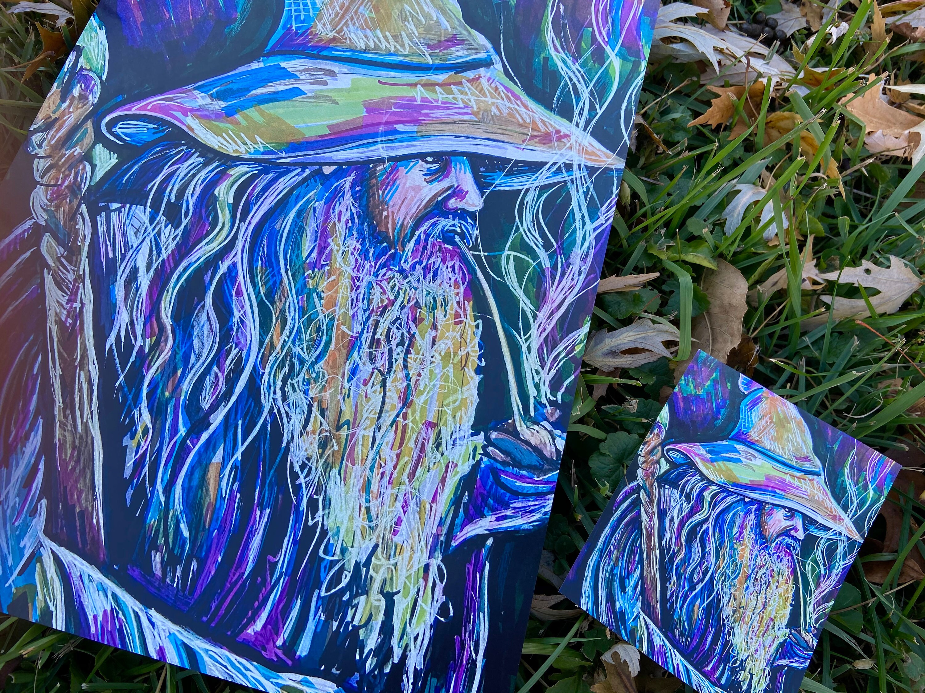 Wizard Art Print or Sticker | Etsy
