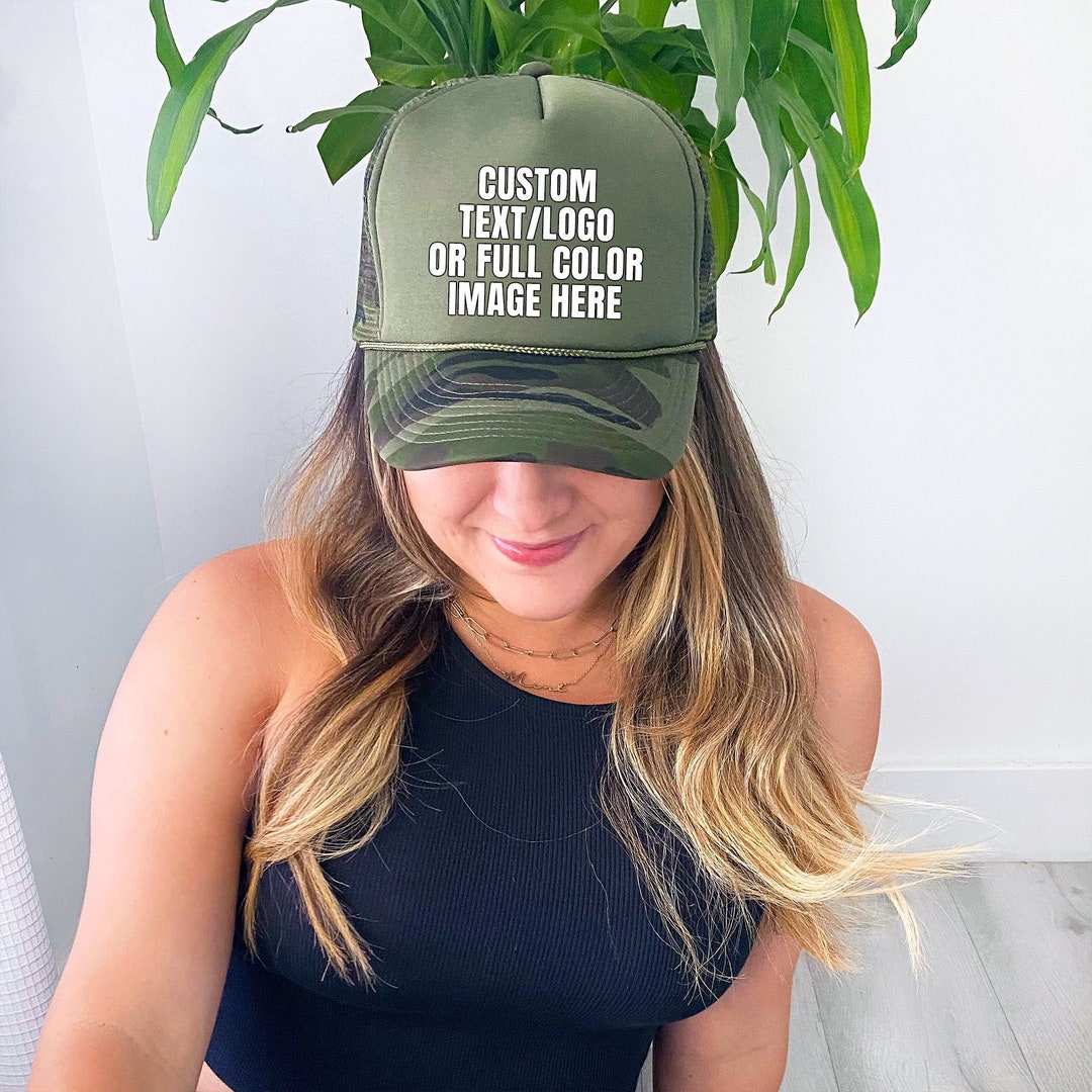 Custom Personalized Hat, Custom Camo Hat, Camouflage Hat, Personalized ...