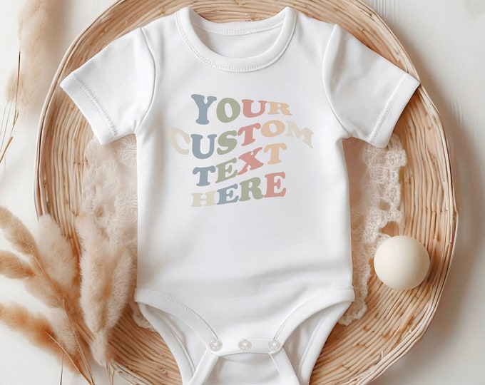Custom Onesie - Your Text Here Shirt - Baby Onesies Custom - Coming ...