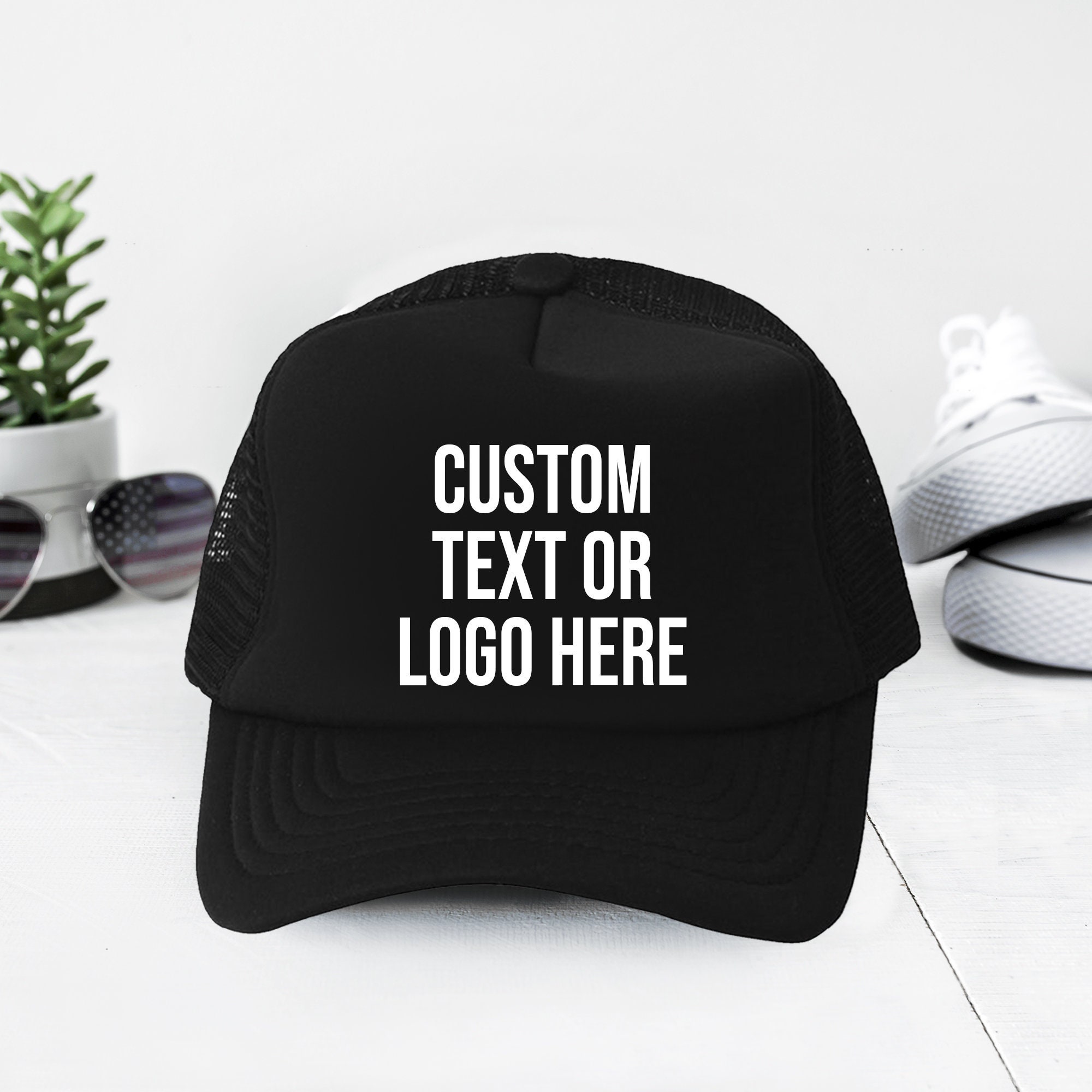 Custom Trucker Hat Personalized Custom Text Hat Custom Logo | Etsy
