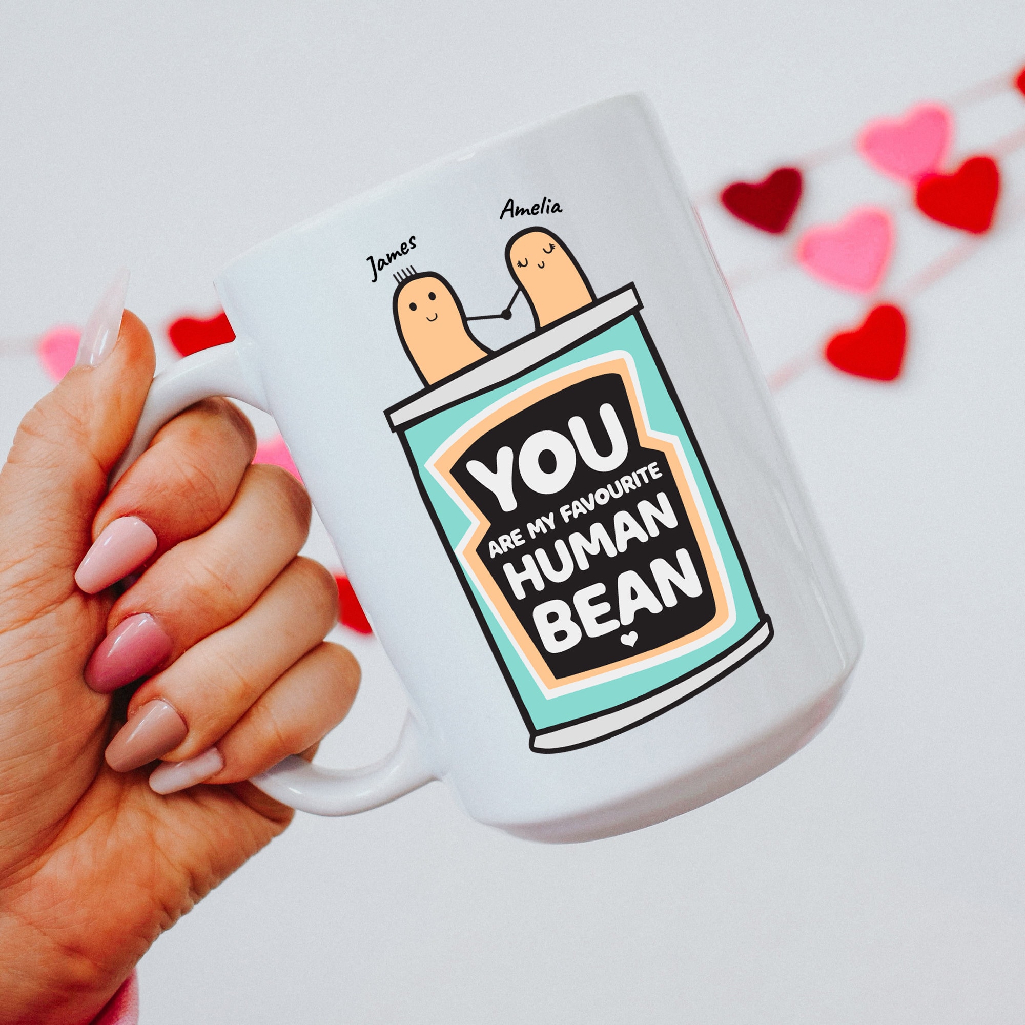 You Are My Favourite Human Bean Personalized Funny Mug | Etsy