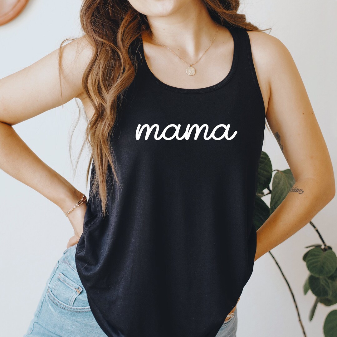 Mama Tank Top, Gift for Mom, Baby Mama Shirt - Etsy
