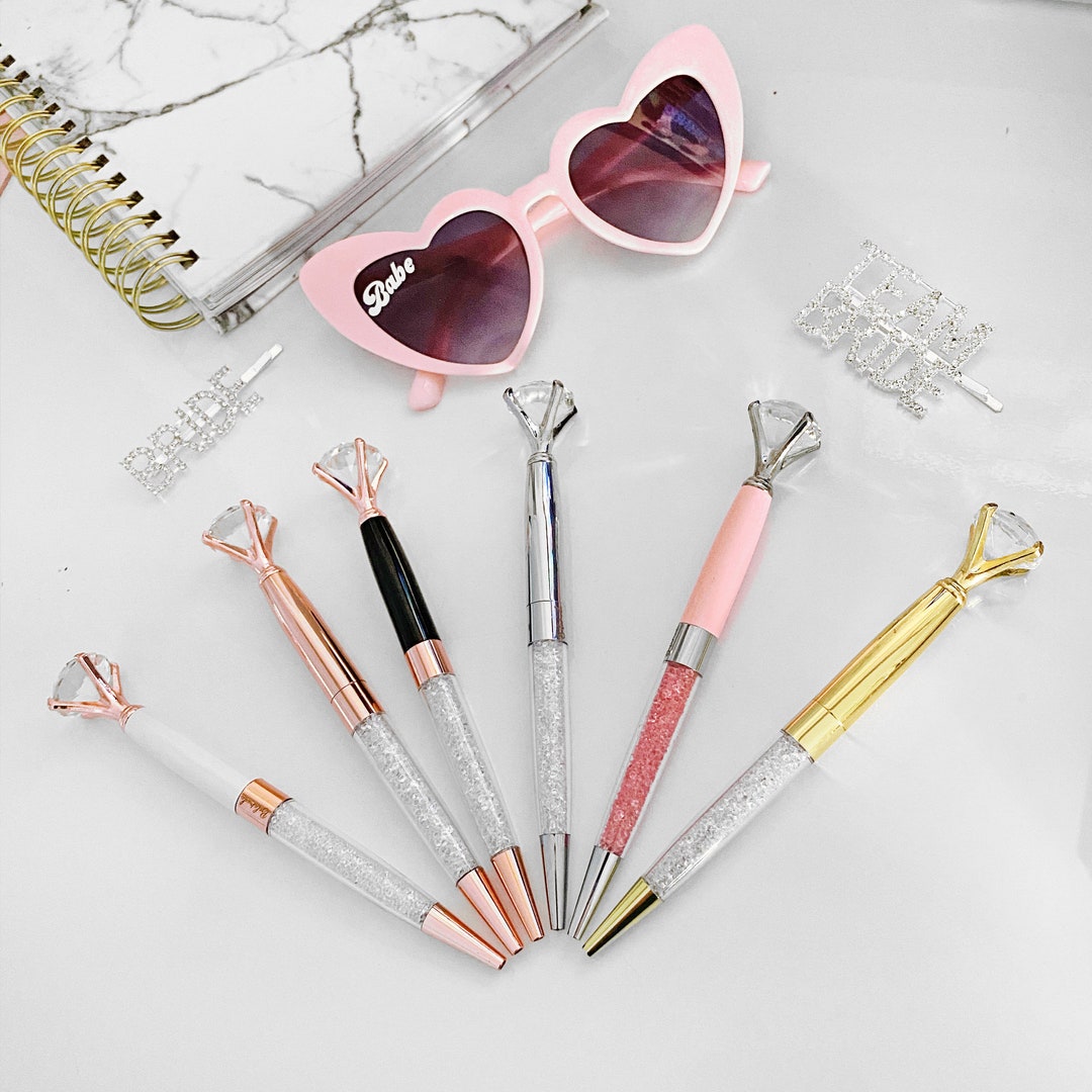 Diamond Bridal Pen - Bridesmaid Proposal Gift - 5 Pack - Etsy