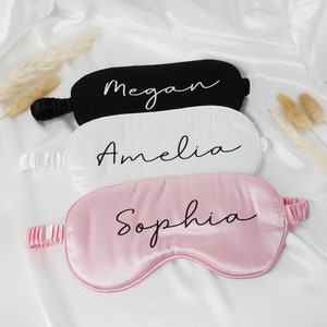 Personalized Eye Mask, Custom Sleep Mask, Satin Eye Mask, Bachelorette ...