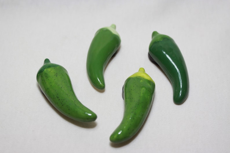 Small Ceramic Chile Pepper Magnet - Red Chile Green Chile New Mexico ...