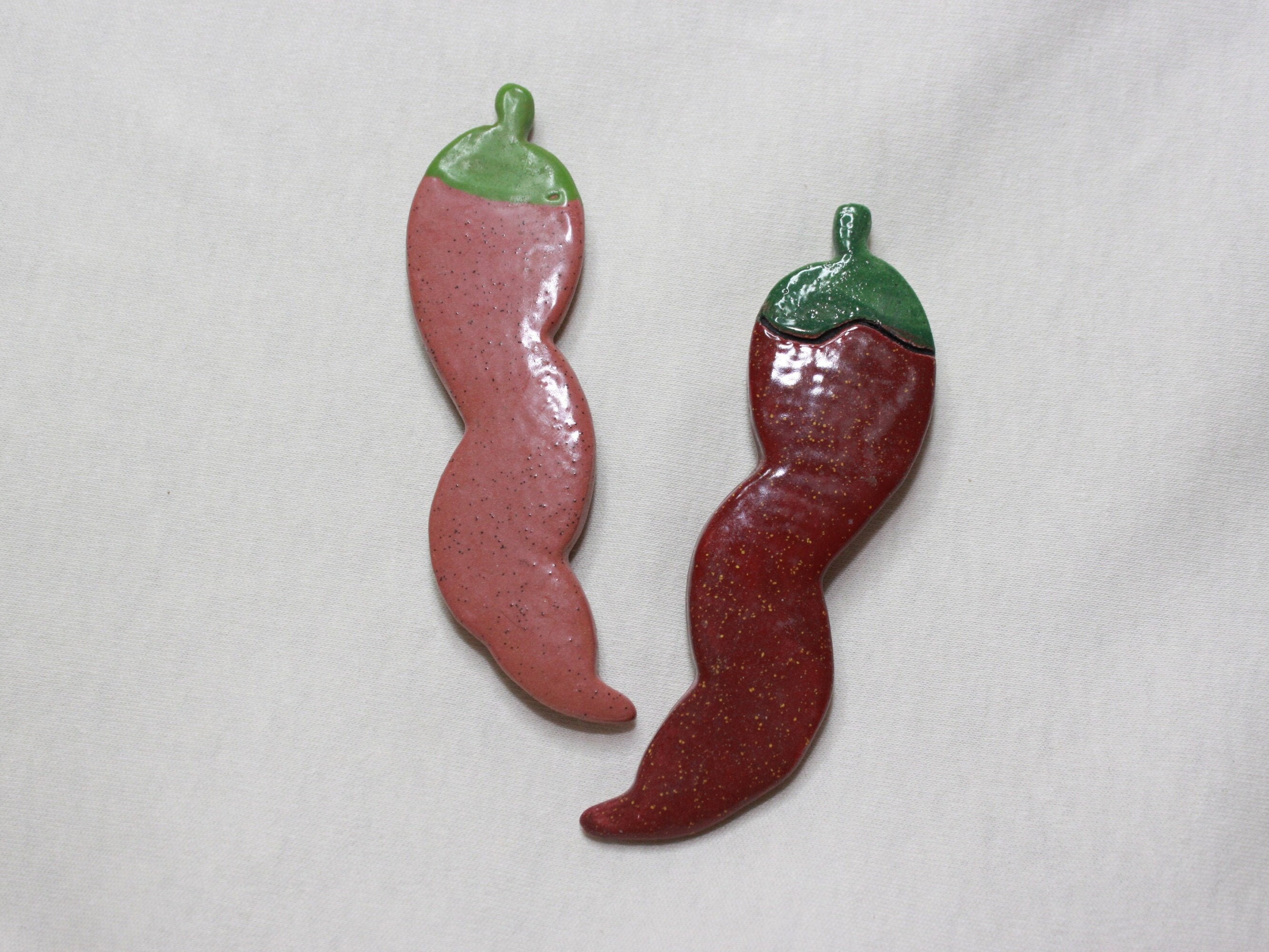 Large Ceramic Chile Pepper Magnet Red Chile Green Chile New Mexico ...