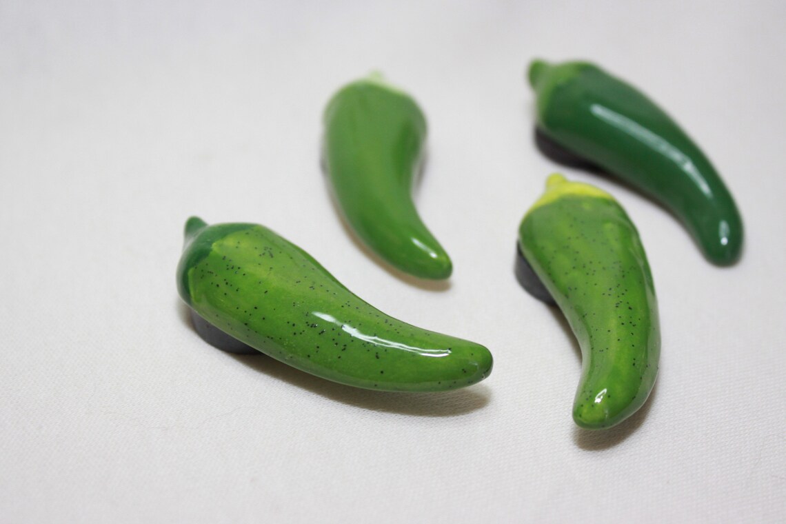 Small Ceramic Chile Pepper Magnet - Red Chile Green Chile New Mexico ...