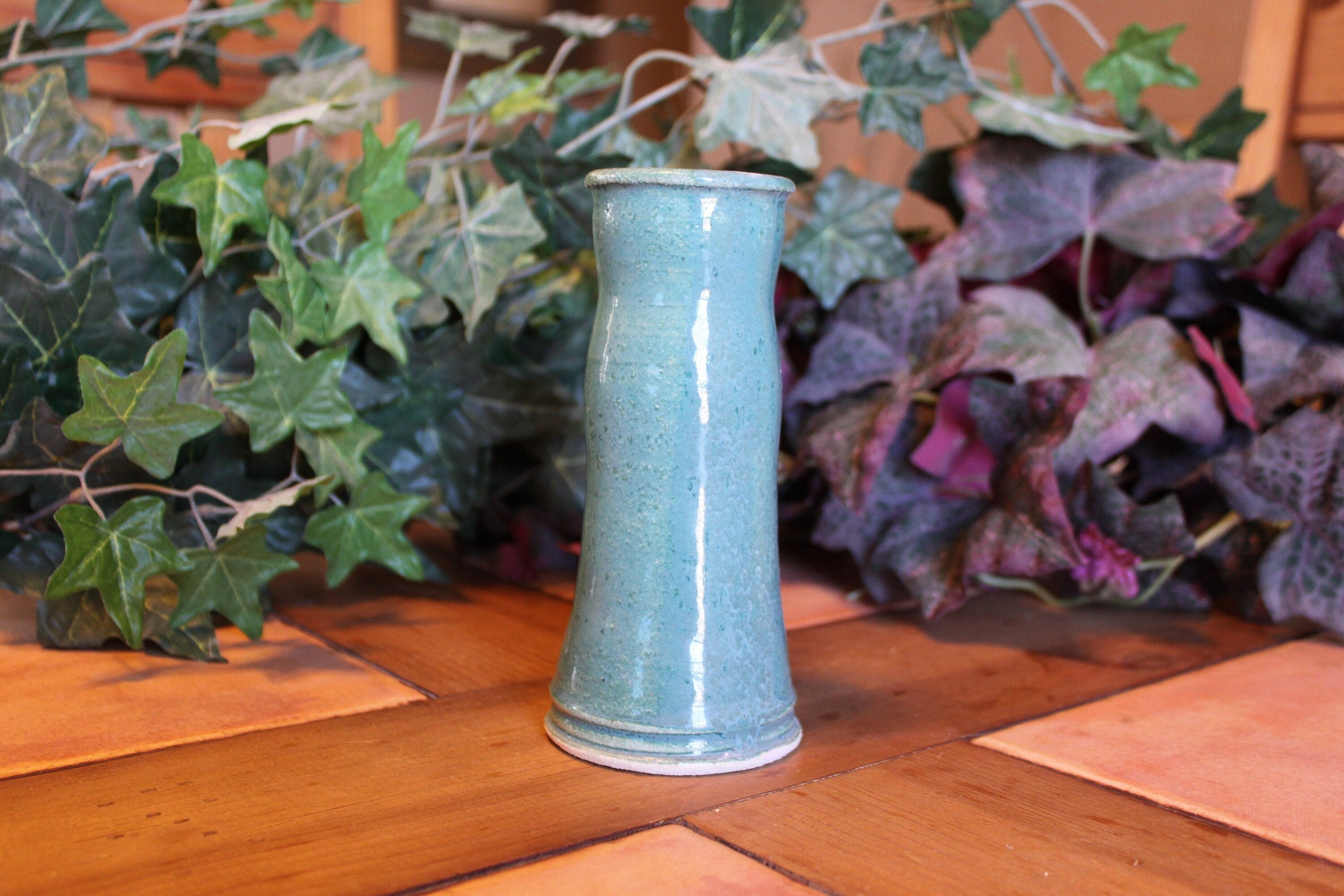 Petite Ceramic Vase Robin's Egg Blue Light Blue Tall - Etsy UK