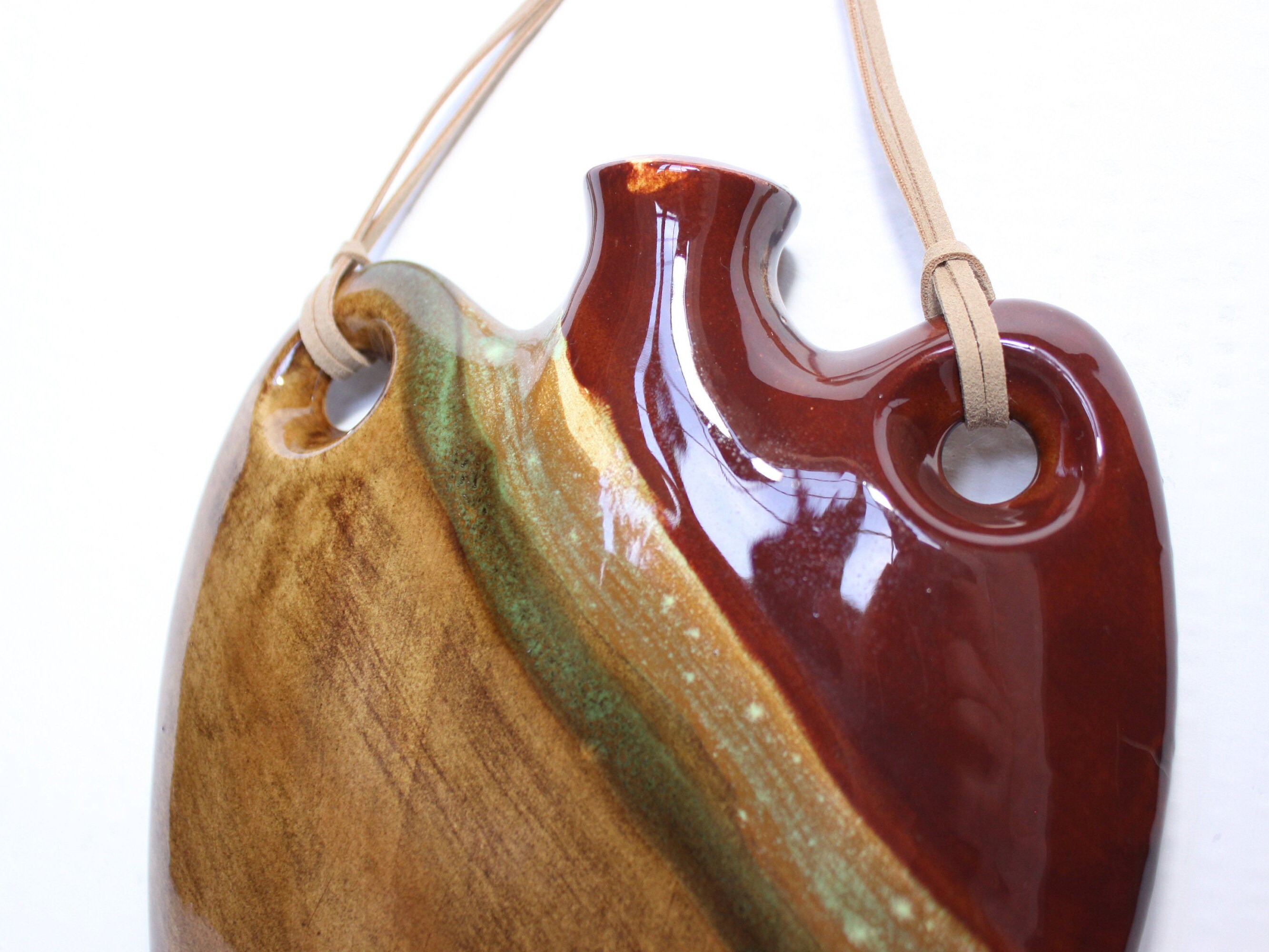 Keramik Hängevase Hängevase aus Keramik, Wüstendeko, New Mexico Keramik, Wandvase, Wandvase ...