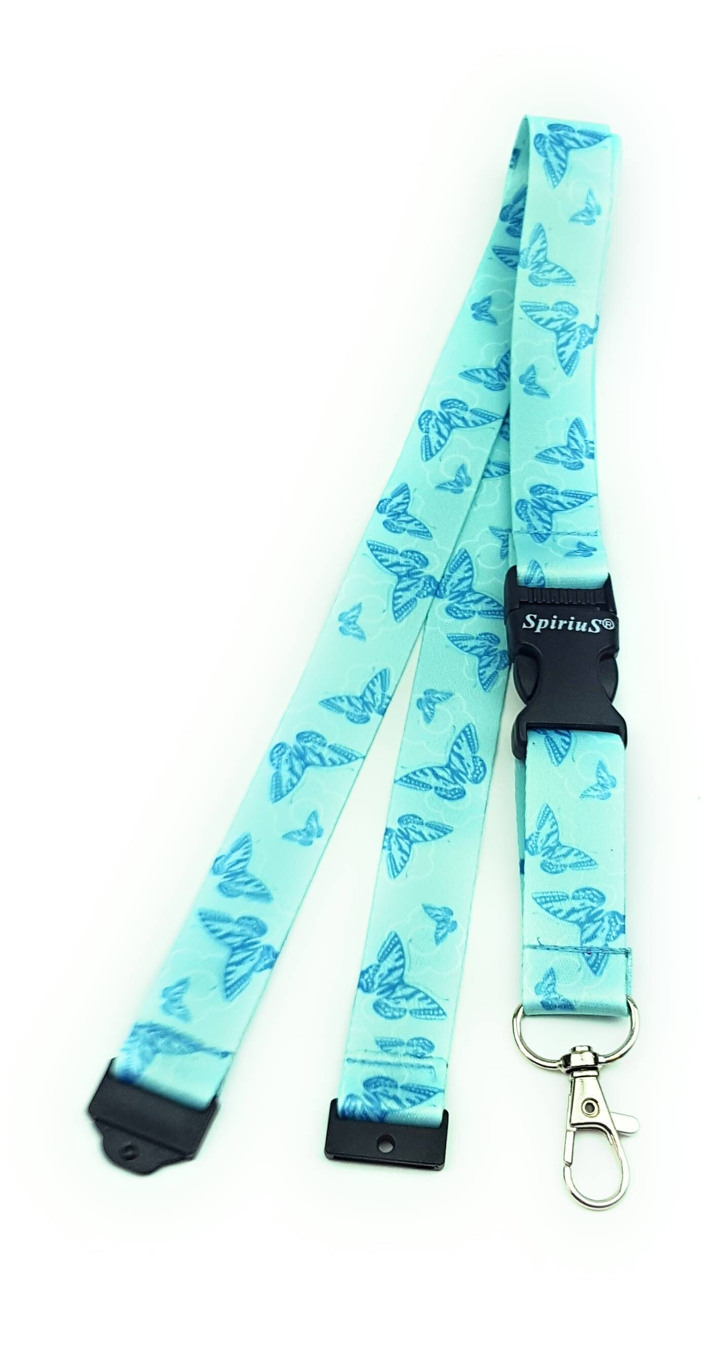 Spirius GREEN BUTTERFLY Lanyard Neck Strap With Metal Clip & - Etsy