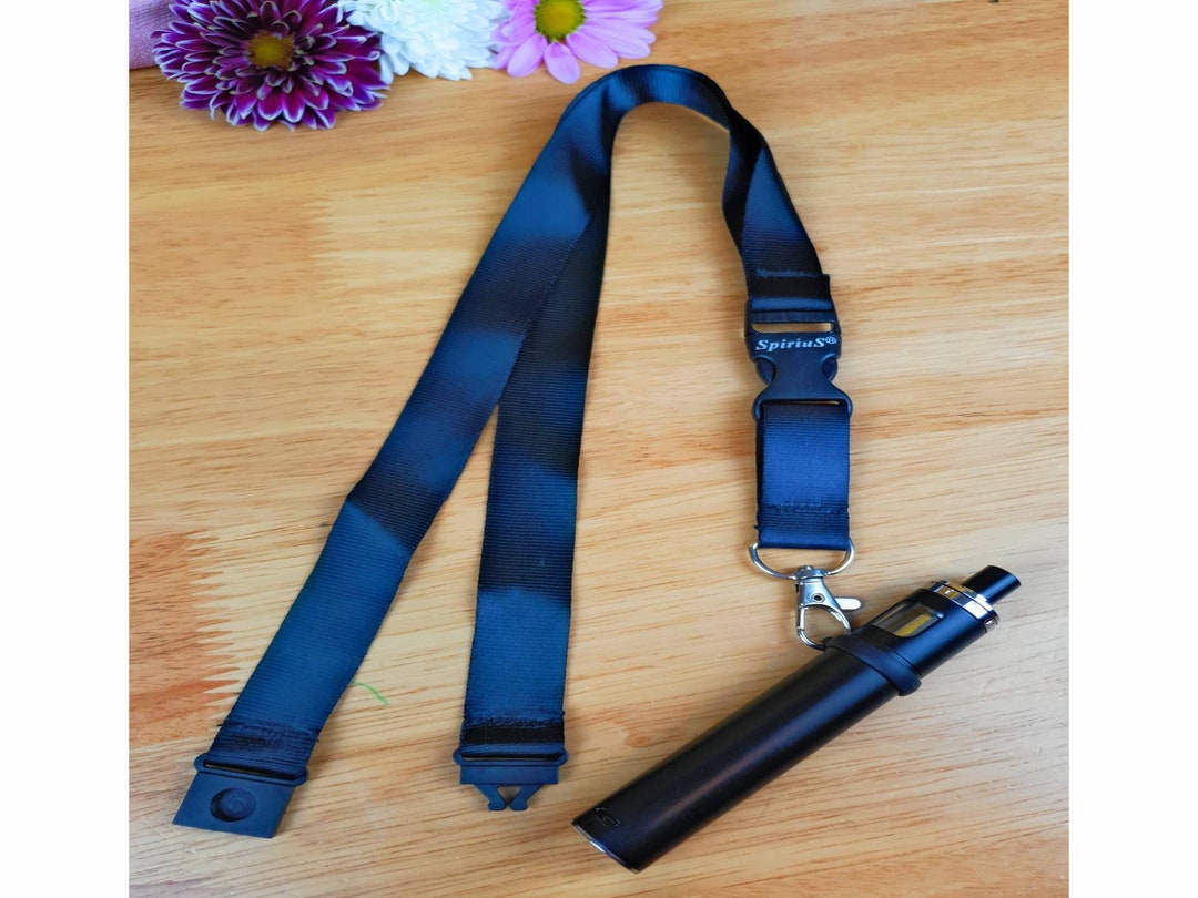 BLACK Universal Ecig Neck Holder Lanyard Spirius for Vape Mod Pen ...