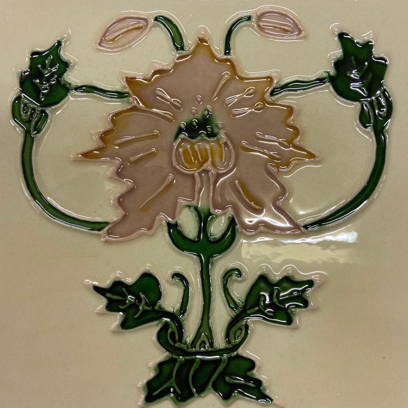 Tubelined Tile - Etsy