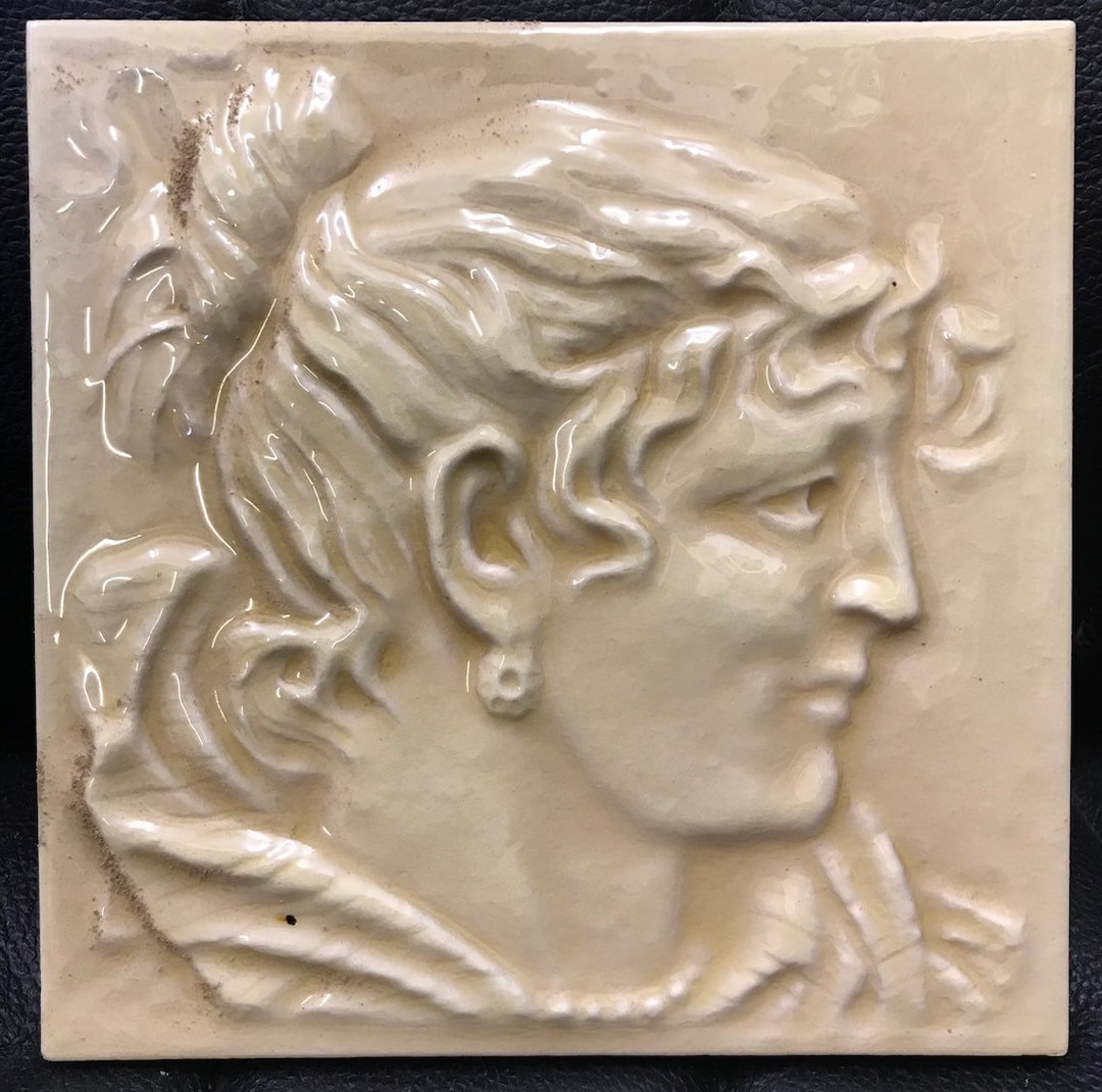 Handmade Majolica Architectural Portrait Tile - Etsy