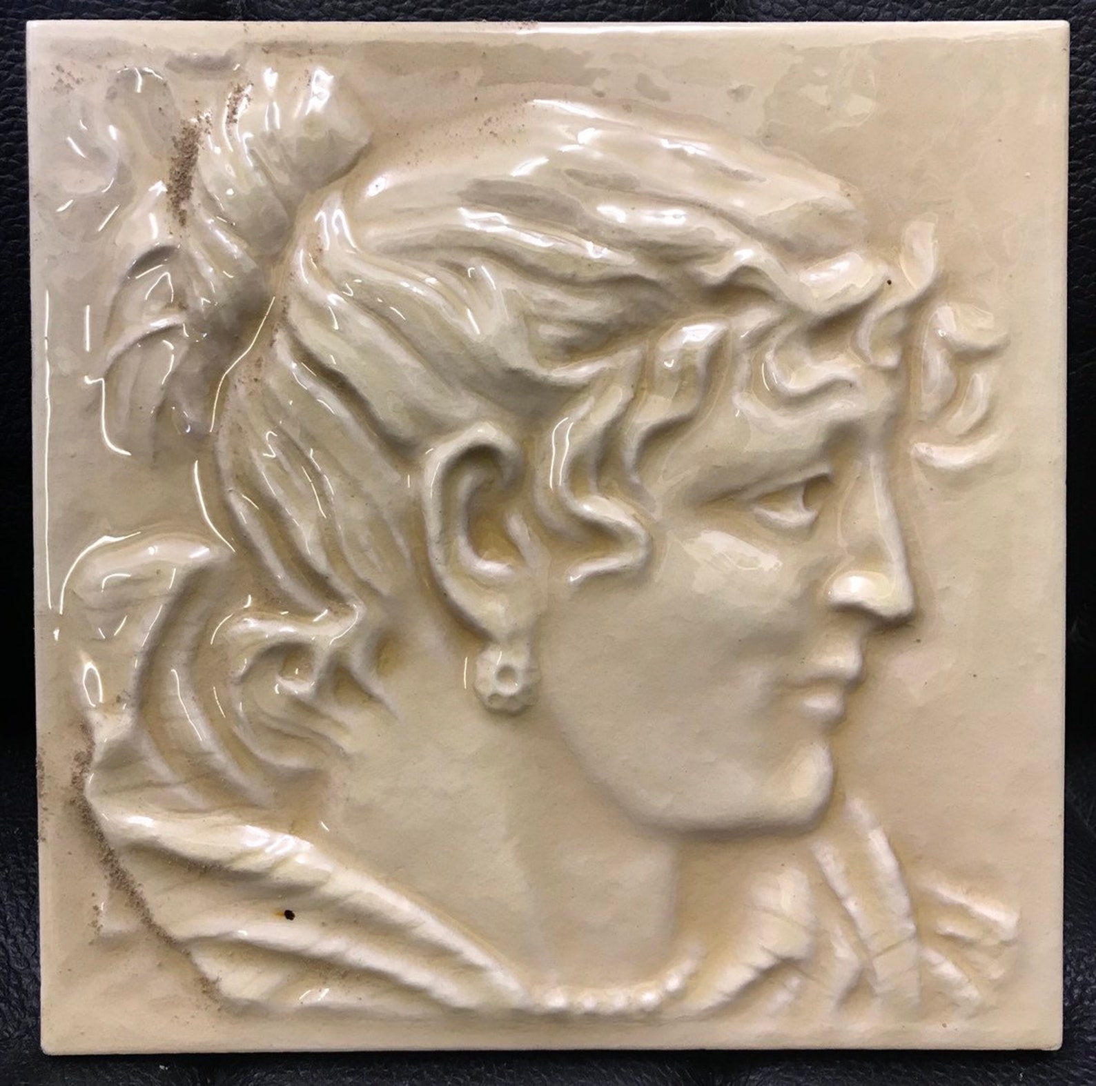 Handmade Majolica Architectural Portrait Tile - Etsy