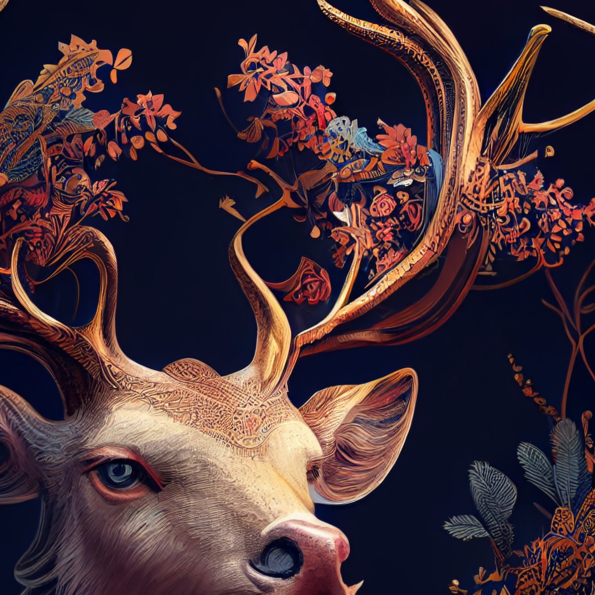 Deer Illustration Tumblr