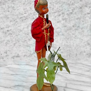 Mid-century Pixie Elf Playing Flute Sculpture Figurine - Etsy