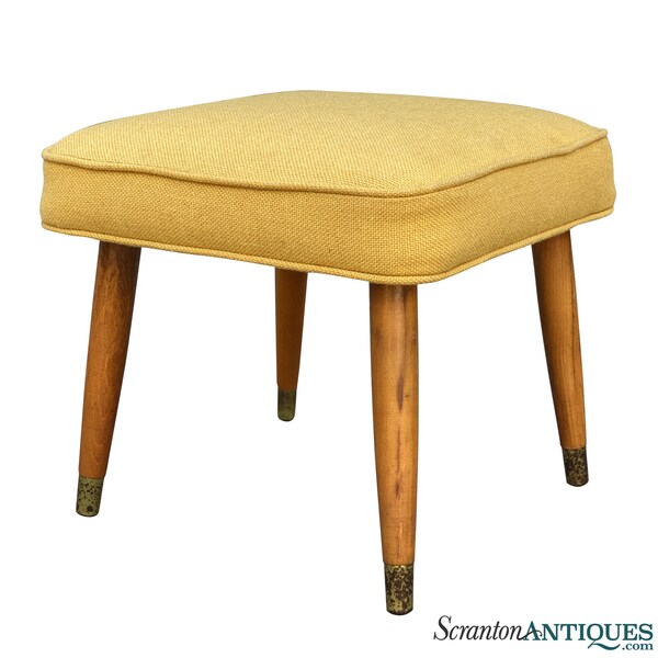 Mid Century Modern Footstool - Etsy