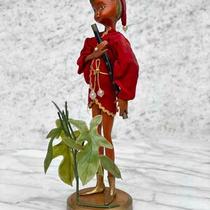 Mid-century Pixie Elf Playing Flute Sculpture Figurine - Etsy