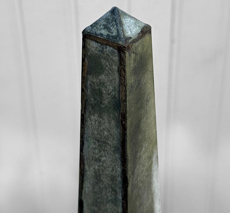 Vintage Traditional Verdigris Metal Garden Obelisk - 24" - Etsy