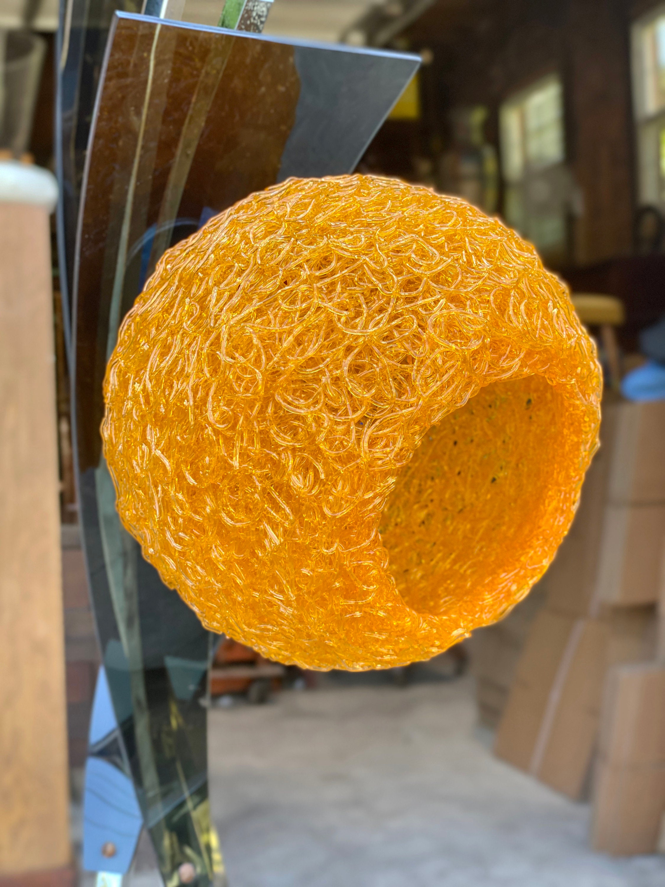 Mid-century Modern Atomic Spaghetti Lucite & Chrome Table Lamp - Etsy