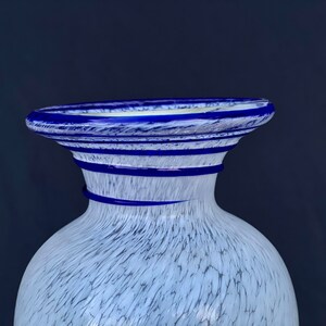 Mid-century Atomic Sculpted Art Glass Vase W/ Spiraled Flared Rim - Etsy