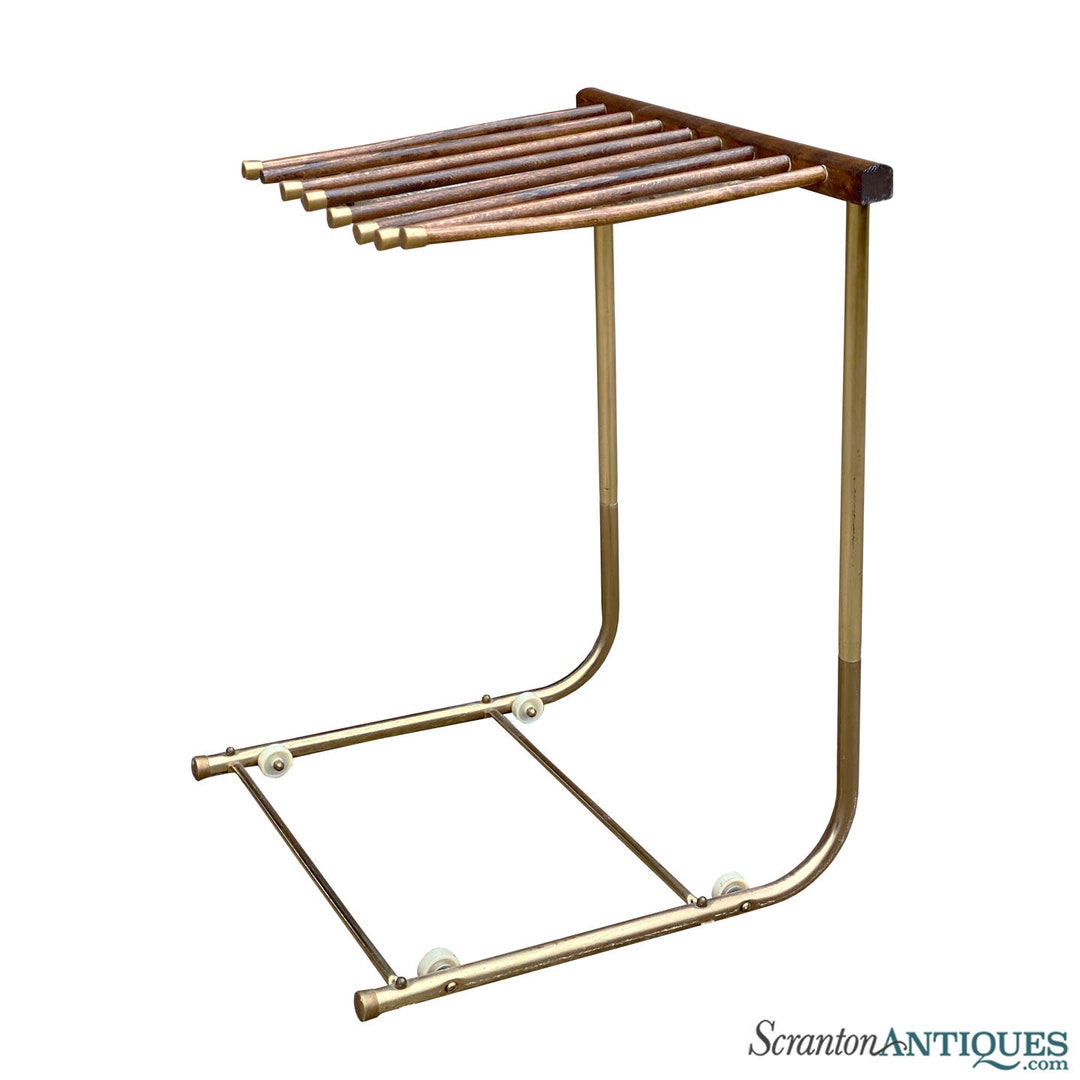 Mid-century Modern Beech Wardrobe Valet Trouser Trolley - Etsy