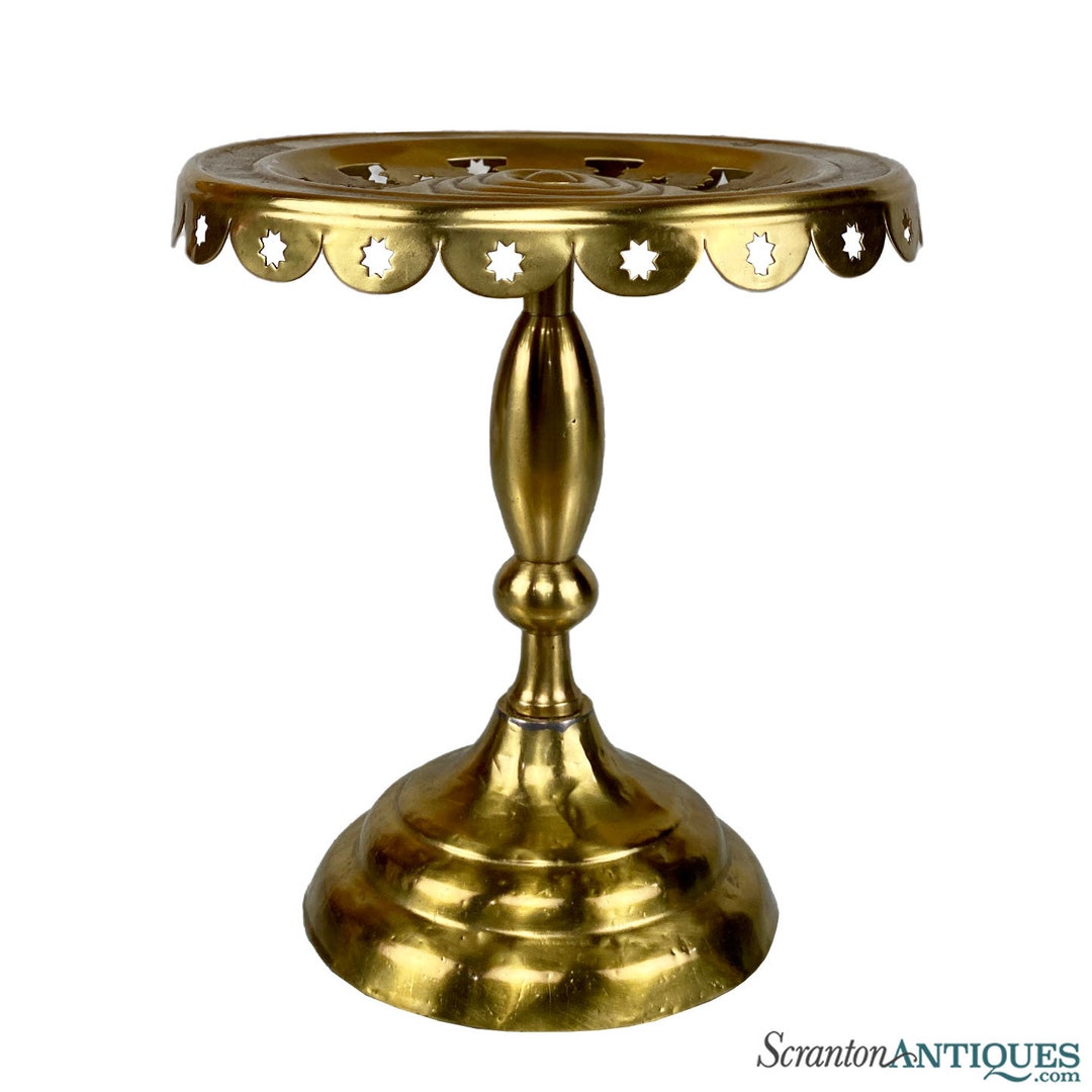 Vintage Traditional Brass Bakers Pedestal Cake Pastry Stand - Etsy