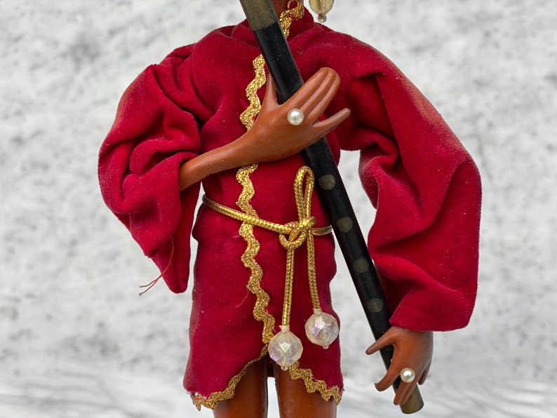 Mid-century Pixie Elf Playing Flute Sculpture Figurine - Etsy UK