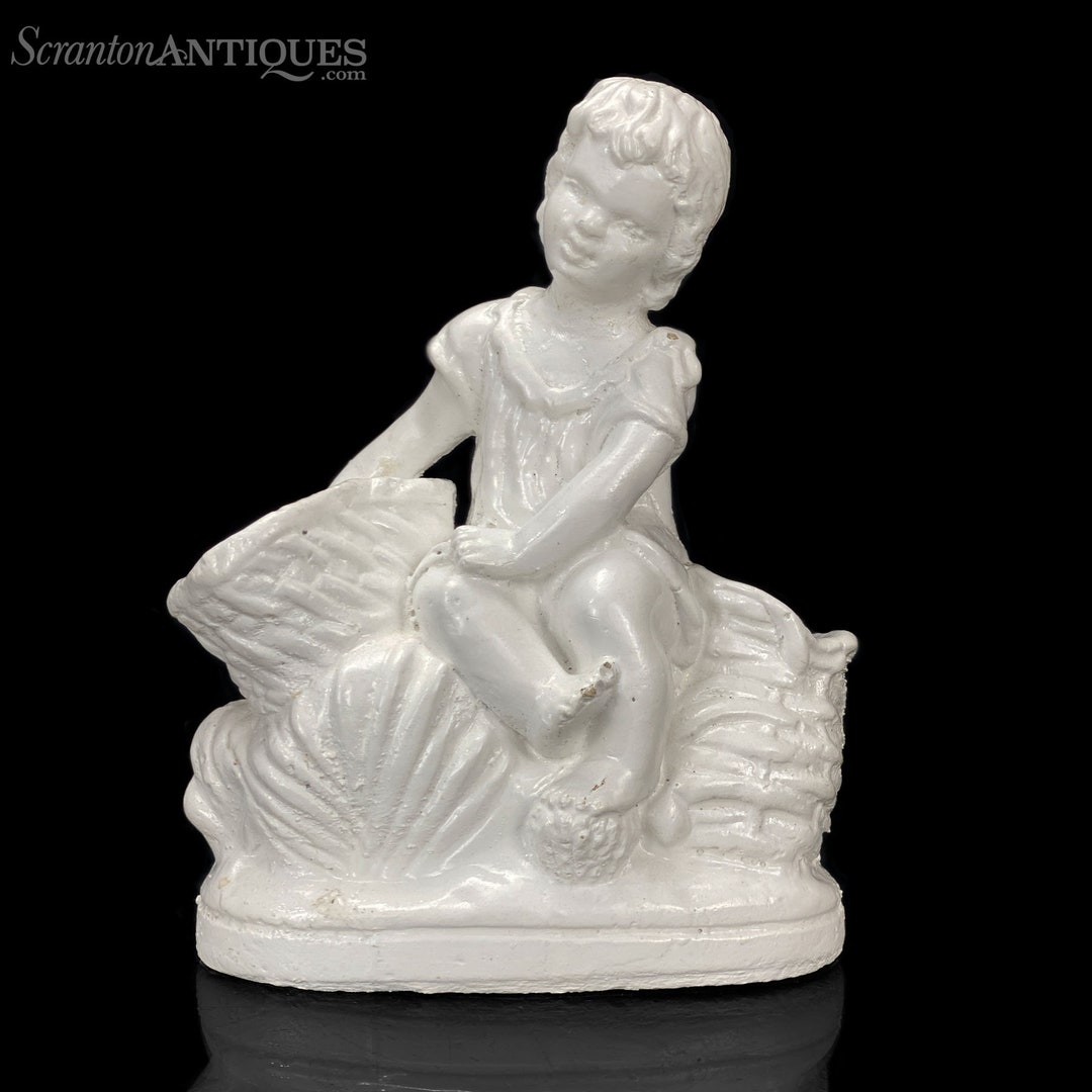 Vintage Neo-classical Concrete Girl With Basket Garden Statue - Etsy