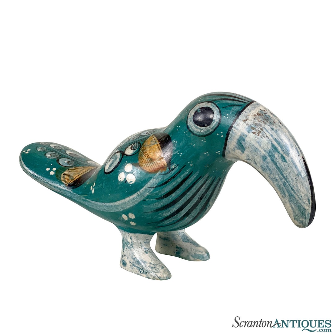 Vintage Southwestern Mexican Pottery Toucan Bird Sculpture - Etsy