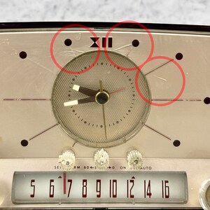 Mid-century Art Deco General Electric 911 Clock AM Radio - Etsy