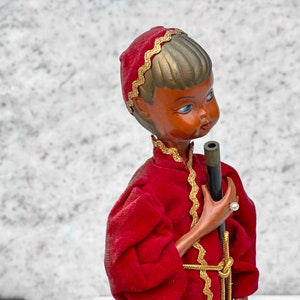 Mid-century Pixie Elf Playing Flute Sculpture Figurine - Etsy