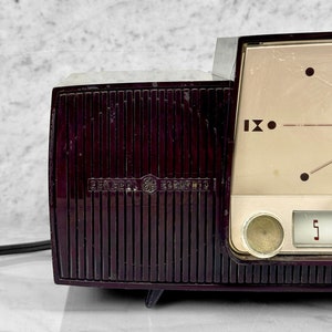 Mid-century Art Deco General Electric 911 Clock AM Radio - Etsy