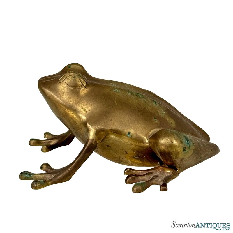 Brass Frog - Etsy