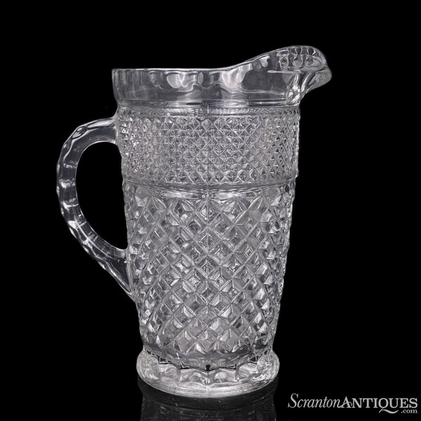 Antique Crystal Pitcher - Etsy