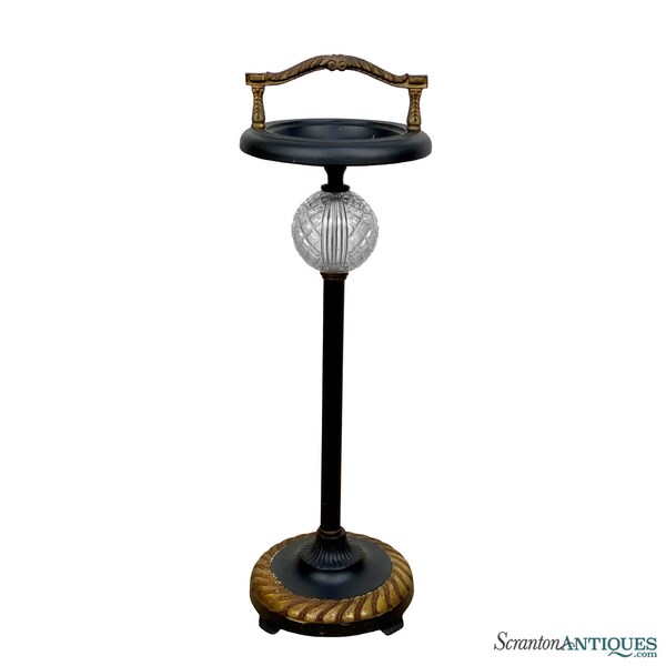 Vintage Cast Iron Ashtray Stand - Etsy