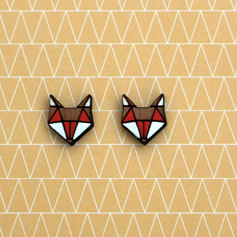 Wooden Fox - Etsy