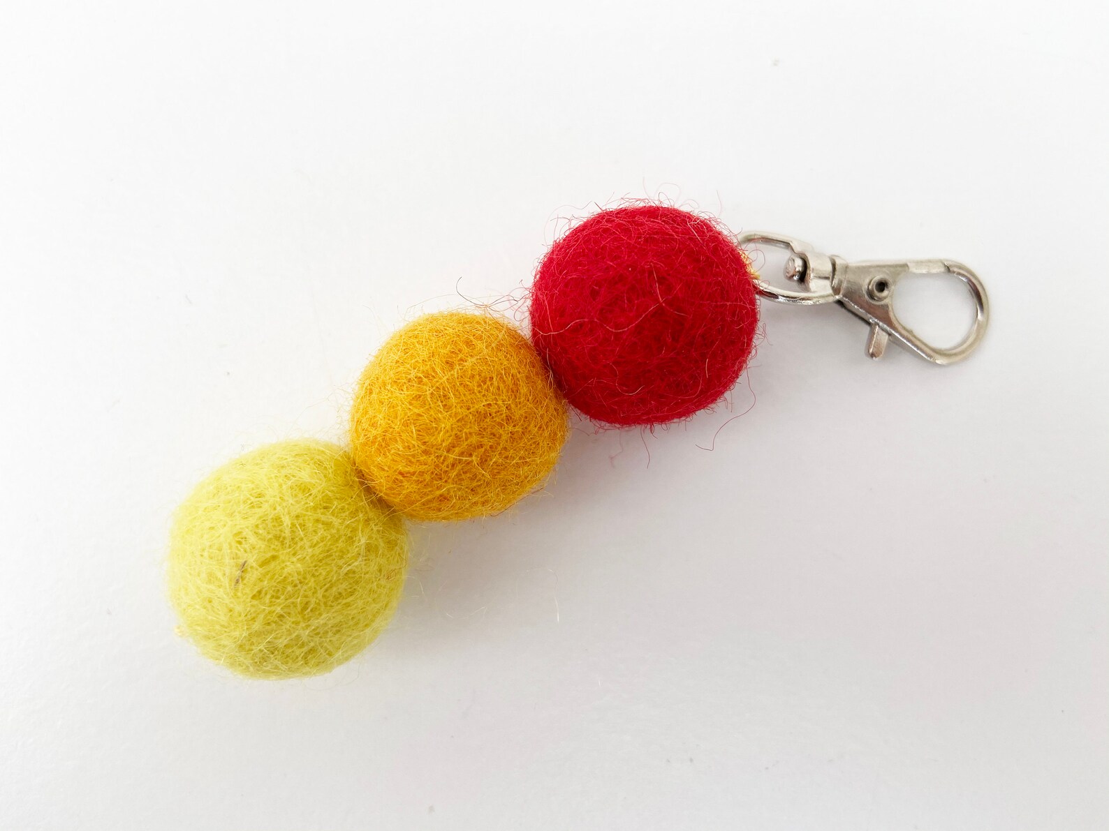 Pom Pom Keyring - Etsy