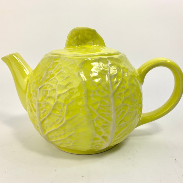 Vintage Secla Portuguese Cabbage Majolica - Etsy