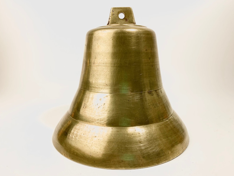 Large Brass Ships Bell Vintage Nautical Maritime Clapper - Etsy