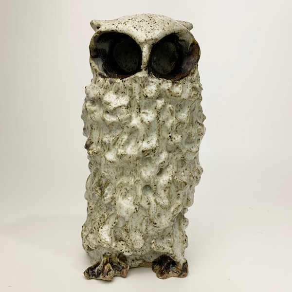 Ceramic Owl Sculpture - Etsy