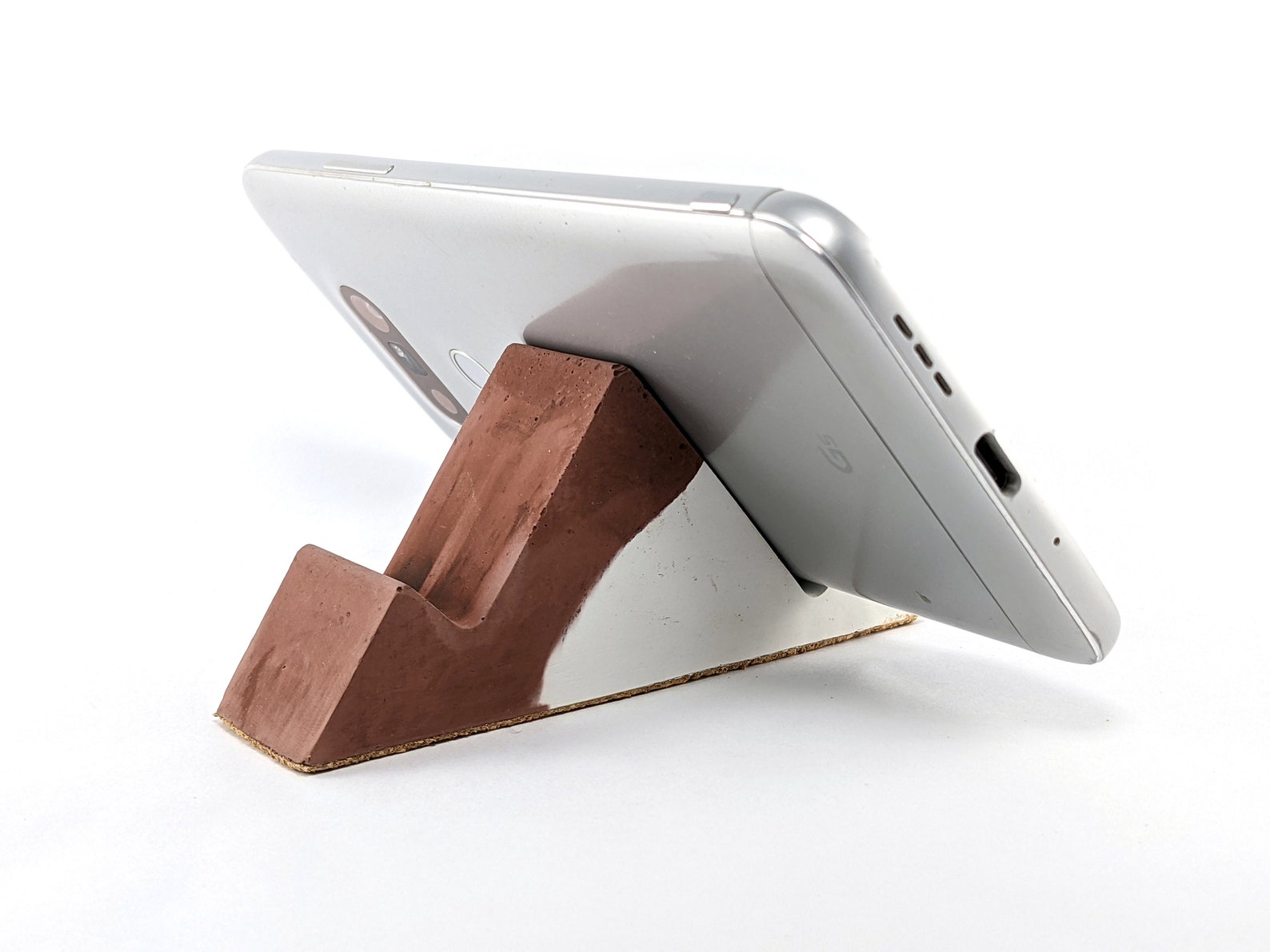 Cell Phone Stand Made of Concrete Bicolor Mountain Shaped - Etsy