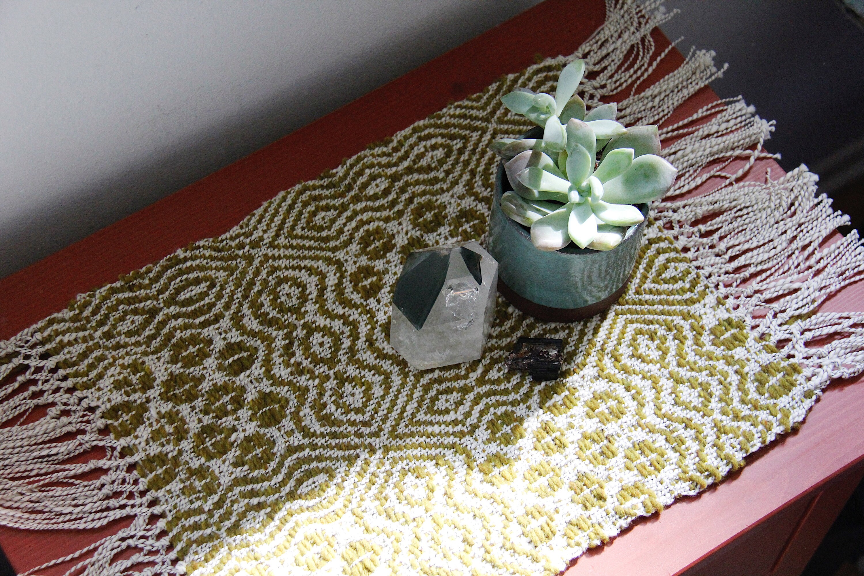 Moss Small Hand Woven Table Mat - Etsy