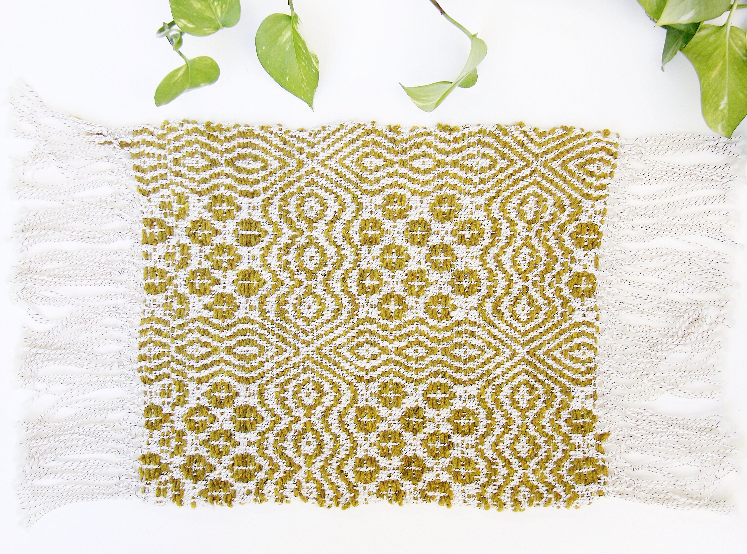 Moss Small Hand Woven Table Mat - Etsy