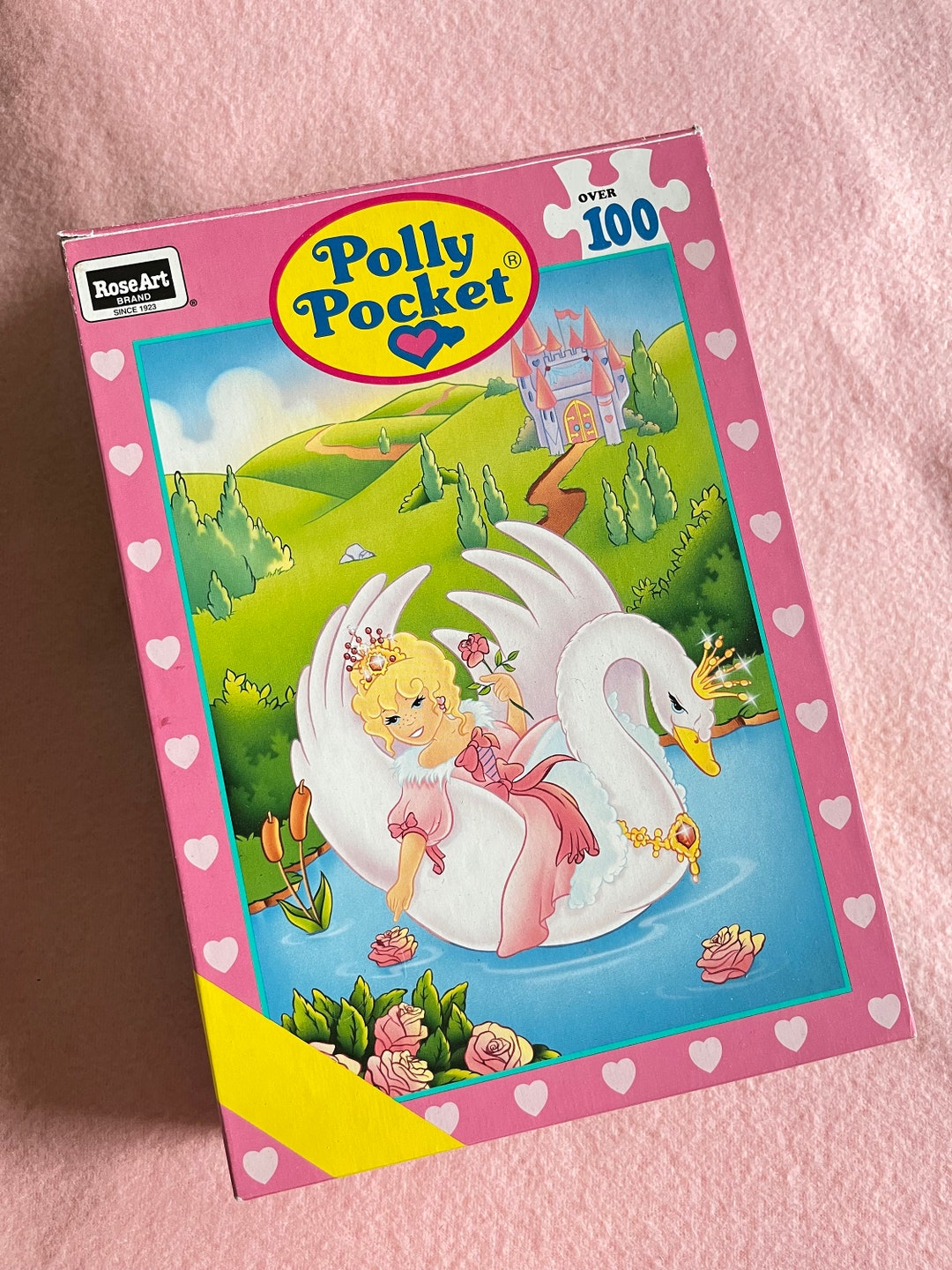 Polly Pocket Vintage, Rare Polly Pocket Jigsaw Puzzle Swan, 90s Toy ...
