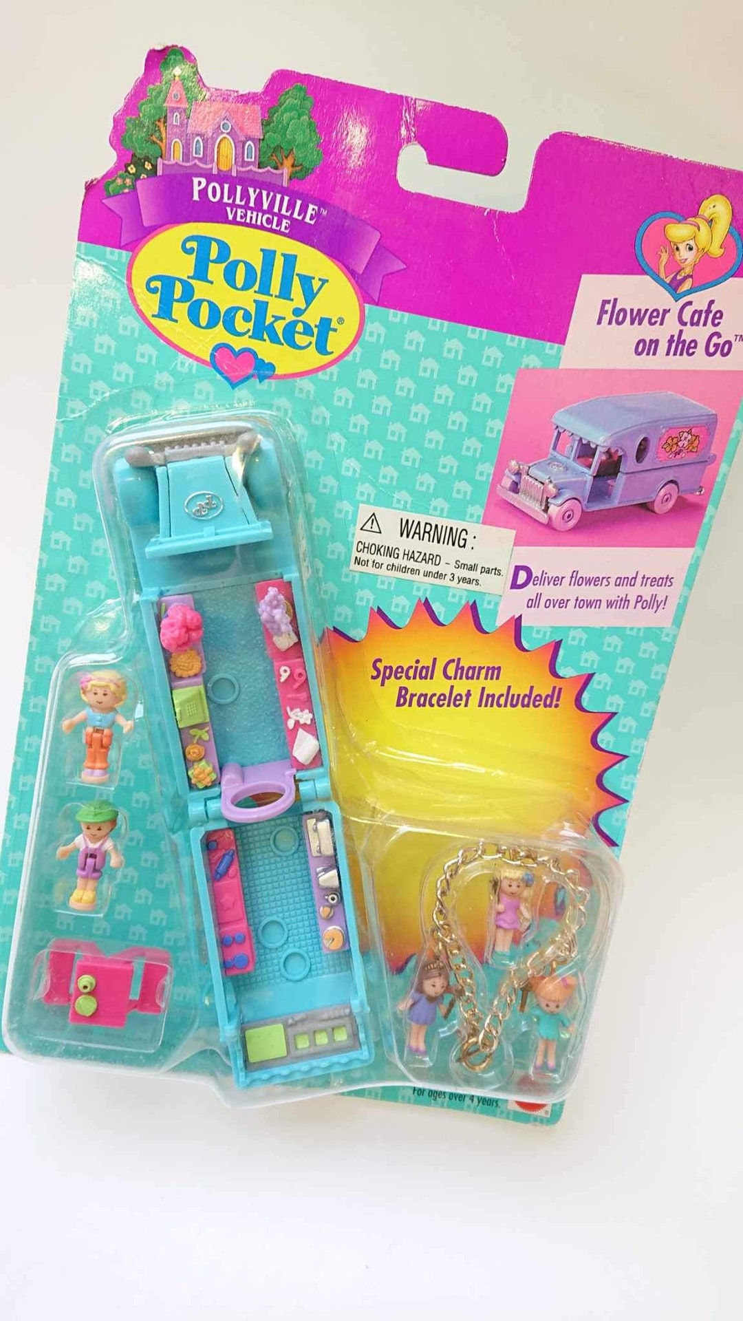 Polly Pocket Vintage Rare Polly Pocket Flower Shop on the Go - Etsy