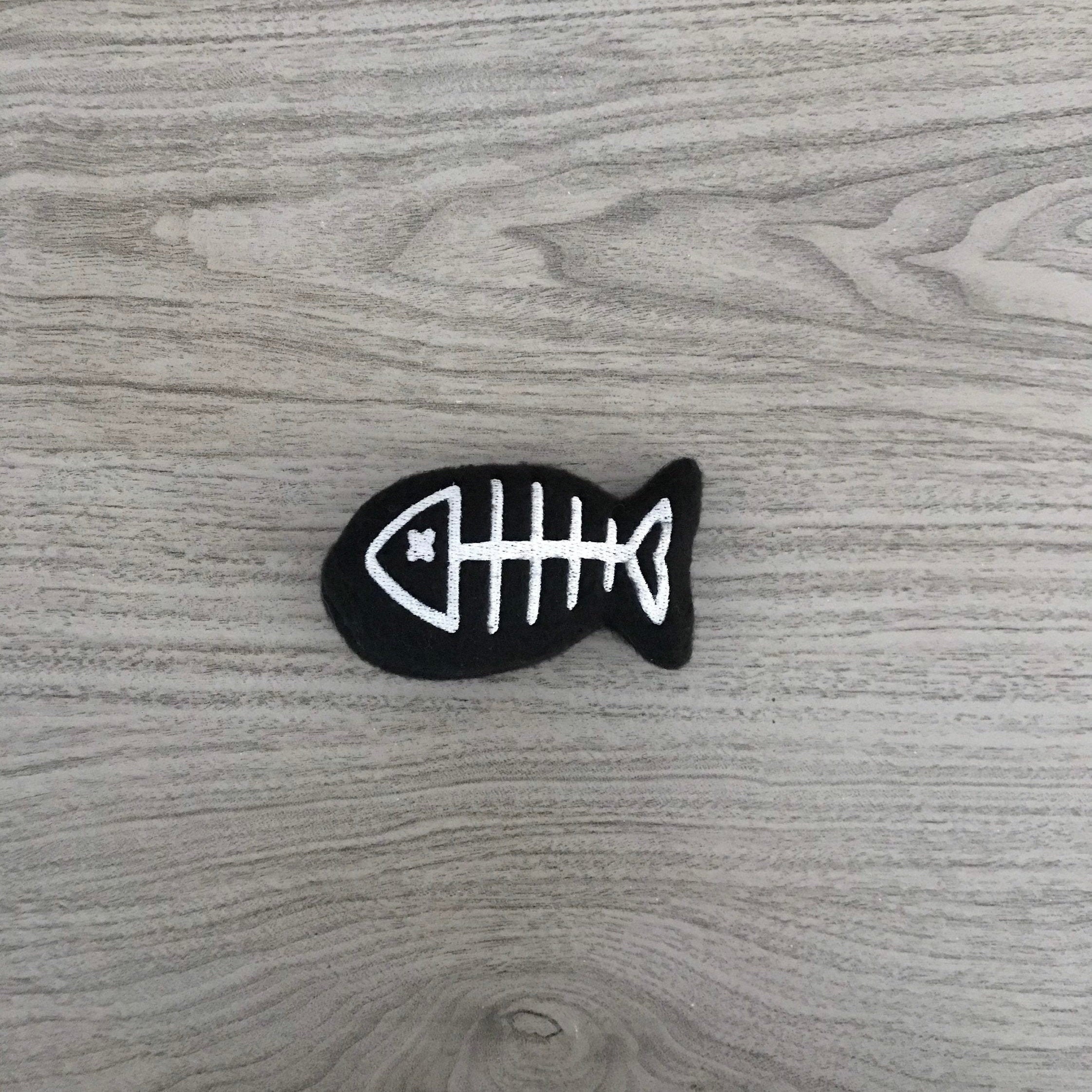 Fish Skeleton Cat Toy Handmade Cat Vegan Cat Toy Gift for Cat | Etsy