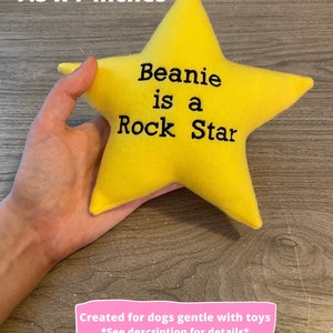 Star Personalized DOG Toy Handmade Funny Dog Toy Gift for Dog - Etsy